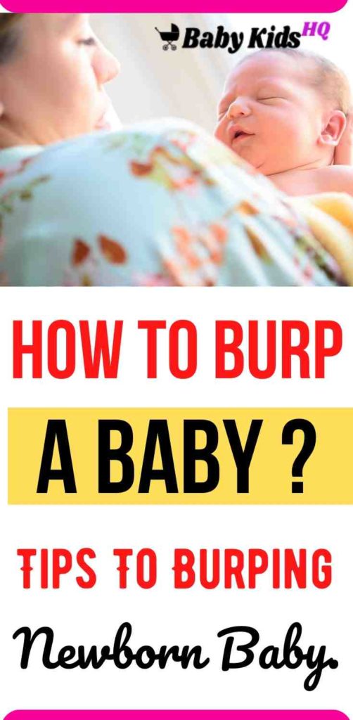 How To Burp A Baby? Tips To Burping Newborn Baby. - 2026 | BabyKidsHQ