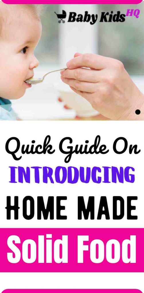 Introducing Home Made Solid Foods: A Quick Guide - BabyKidsHQ
