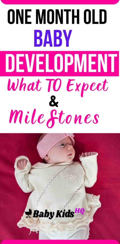 One Month Old Baby Development & Milestones - 2026 | BabyKidsHQ